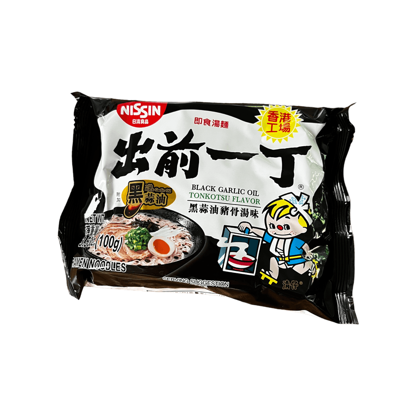 Nissin Black Garlic Oil Tonkotsu Flavor | Cult Flav