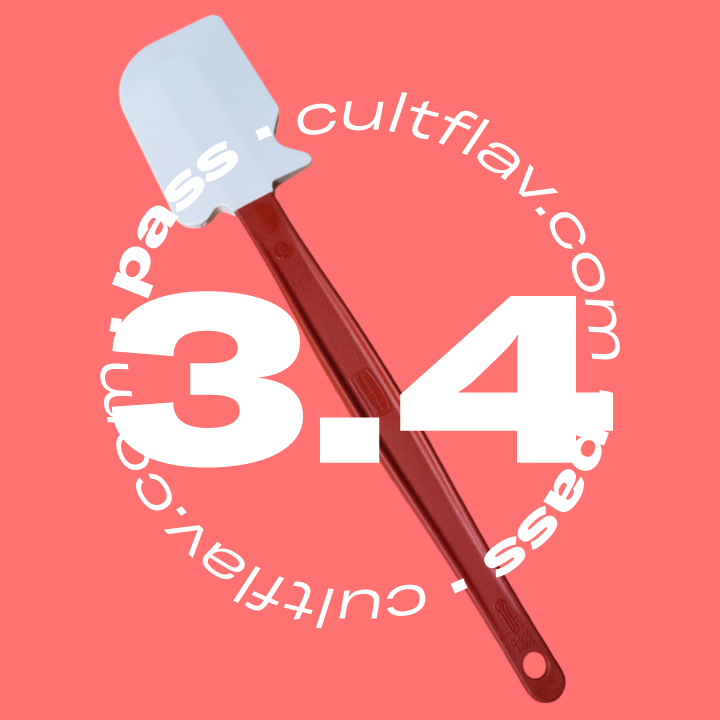 Rubbermaid High Heat Scraper Spatula | Cult Flav